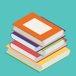 Isometric book icon Royalty Free Vector Image - VectorStock