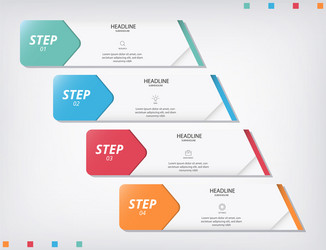 Infographic modern abstract simple Royalty Free Vector Image