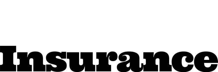 Insurance stamp on white Royalty Free Vector Image