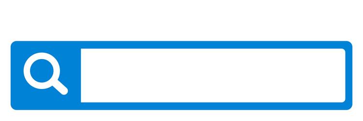 A search bar with rounded corners Royalty Free Vector Image