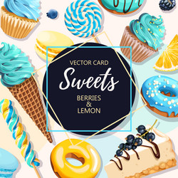 Logo for sweets Royalty Free Vector Image - VectorStock