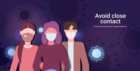 Avoid Close Contact Vector Images (over 240)