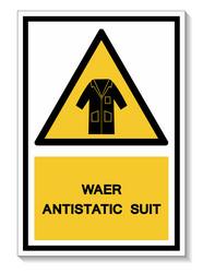 Ppe iconwear smock symbol sign isolate on white Vector Image