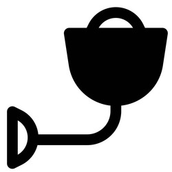 Wall mounted decorative light fixture Royalty Free Vector