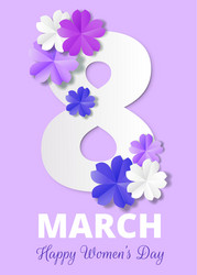 Womens day 8 march Royalty Free Vector Image - VectorStock