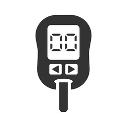 Diabetic machine icon Royalty Free Vector Image