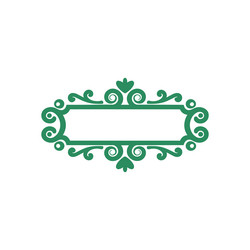 Green product border Royalty Free Vector Image