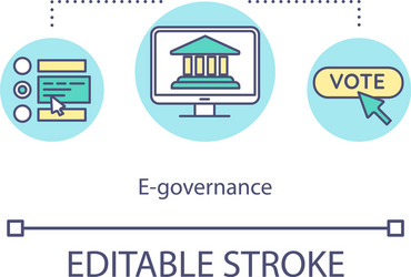 E Governance Icon Vector Images (over 550)