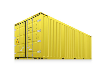 Realistic cargo containers Royalty Free Vector Image