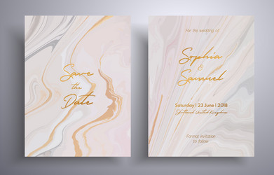 Wedding invitation pattern with waves and swirl Vector Image