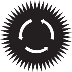 3 arrow circle icon Royalty Free Vector Image - VectorStock