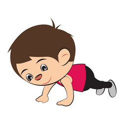 Cute of man on paramotor cartoon version Vector Image