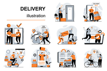 Delivery People Vector Images (over 32,000)