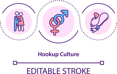 Video dating concept icon Royalty Free Vector Image