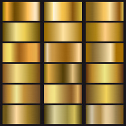 Blue gold foil texture gradients templates Vector Image