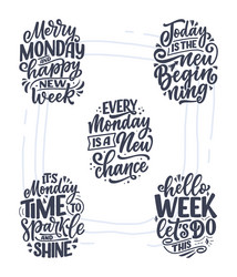 Week Hand Lettering Calligraphy Vector Images (over 1,500)