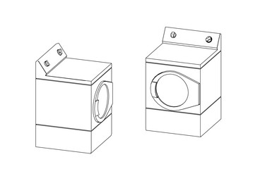 Washer Dryer Vector Images (over 5,000)