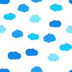 Cloudy sky seamless pattern texture Royalty Free Vector