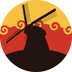 Mill Silhouette Vector Images (over 7,200)