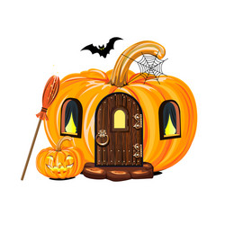 Magic little house Royalty Free Vector Image - VectorStock