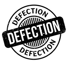 Defection rubber stamp Royalty Free Vector Image