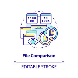 File sharing concept icon Royalty Free Vector Image