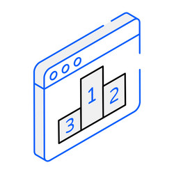 Website ranking Royalty Free Vector Image - VectorStock