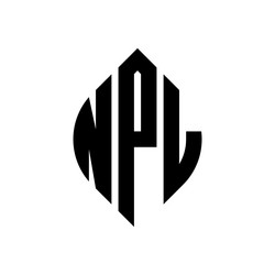Npl logo letter design Royalty Free Vector Image