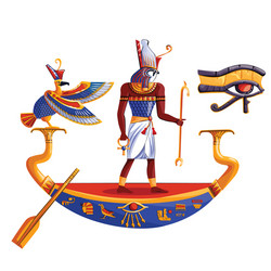Ra - god creator deity or mythological creature Vector Image