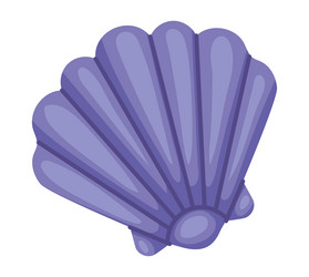Purple conch shell Royalty Free Vector Image - VectorStock