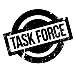 Task force rubber stamp Royalty Free Vector Image