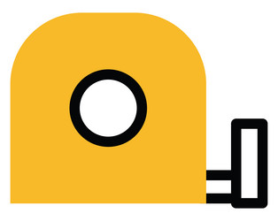 Construction tape measure on a white background Vector Image