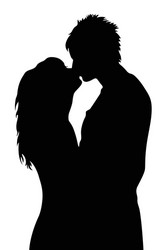 Love kiss Royalty Free Vector Image - VectorStock