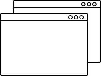 Web navigator symbol Royalty Free Vector Image