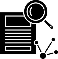 Idea presentation black icon sign Royalty Free Vector Image