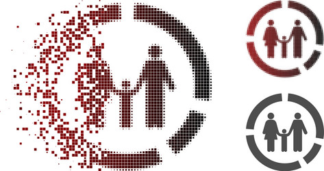 Disintegration of the Family Vector Images (over 260)