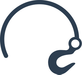 Towing hook icon Royalty Free Vector Image - VectorStock