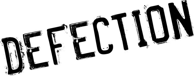 Defection rubber stamp Royalty Free Vector Image