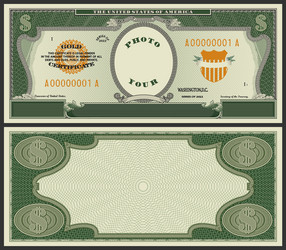Blank Dollar Template