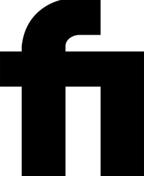 Fiverr app icon freelancing market is perfect Vector Image