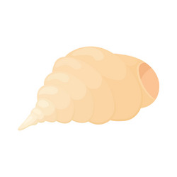 Nature shell icon cartoon style Royalty Free Vector Image