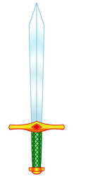 Medieval Warrior Sword Royalty Free Vector Image