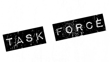 Task force rubber stamp Royalty Free Vector Image