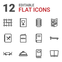 12 cover icons Royalty Free Vector Image - VectorStock