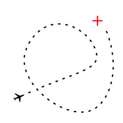 Airplane Path Vector Images (over 5,000)
