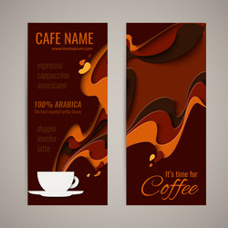 Coffee menu background Royalty Free Vector Image