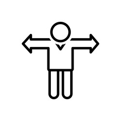 Contrary Royalty Free Vector Image - VectorStock