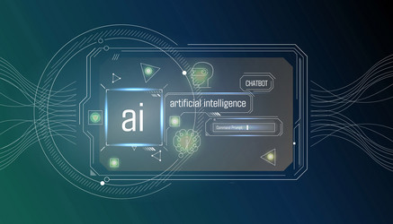 Infographics about intelligent face Royalty Free Vector