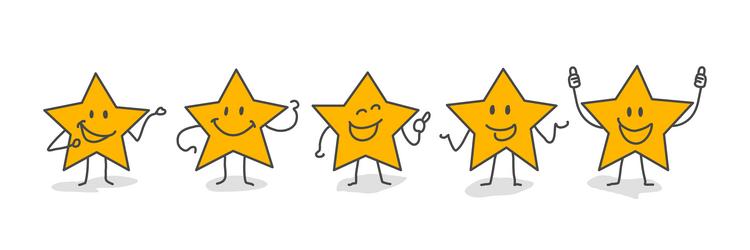 Stick figures welcome Royalty Free Vector Image