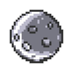 Pixel Moon Vector Images (over 550)